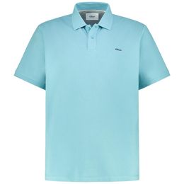 Gro&szlig;e Gr&ouml;&szlig;en s.Oliver Poloshirt aus Baumwolle Farbe t&uuml;rkis Gr&ouml;&szlig;e: 4XL