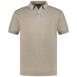 Gro&szlig;e Gr&ouml;&szlig;en Ragman Feinstrick Poloshirt Farbe braun Gr&ouml;&szlig;e: 3XL