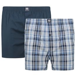Gro&szlig;e Gr&ouml;&szlig;en Ceceba Doppelpack Boxershorts mit Stretch Farbe blau Gr&ouml;&szlig;e: 8