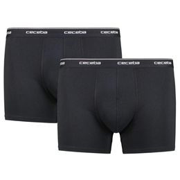 Herren Gro&szlig;e Gr&ouml;&szlig;en | Ceceba Doppelpack Pants aus Baumwolljersey mit Stretch Farbe schwarz Gr&ouml;&szlig;e: 8