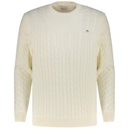 Gro&szlig;e Gr&ouml;&szlig;en Gant Feinstrickpullover aus Baumwolle Farbe creme Gr&ouml;&szlig;e: 5XL