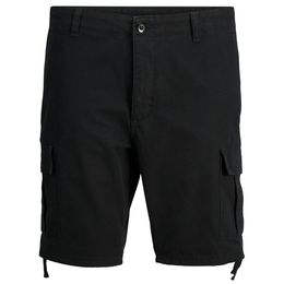 Jack & Jones Gro&szlig;e Gr&ouml;&szlig;en Jack&Jones Cargo-Shorts aus Baumwolle Farbe schwarz Gr&ouml;&szlig;e: W42