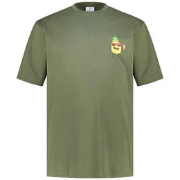 Gro&szlig;e Gr&ouml;&szlig;en Pfundskerl T-Shirt mit Motiv-Print Farbe khaki Gr&ouml;&szlig;e: 3XL