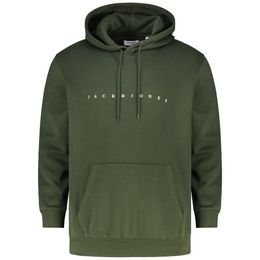 Jack & Jones Gro&szlig;e Gr&ouml;&szlig;en Jack&Jones Hoodie aus Baumwolle Farbe gr&uuml;n Gr&ouml;&szlig;e: 7XL