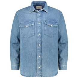 Jack & Jones Gro&szlig;e Gr&ouml;&szlig;en Jack&Jones Freizeithemd aus Denim Farbe jeansblau Gr&ouml;&szlig;e: 7XL