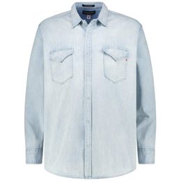 Gro&szlig;e Gr&ouml;&szlig;en Replay Jeanshemd im Western-Style Farbe hellblau Gr&ouml;&szlig;e: 5XL
