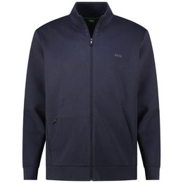 Gro&szlig;e Gr&ouml;&szlig;en BOSS Sweatjacke mit Elasthan Farbe dunkelblau Gr&ouml;&szlig;e: 6XL