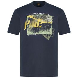 PME-Legend Gro&szlig;e Gr&ouml;&szlig;en PME LEGEND T-Shirt mit Print Farbe dunkelblau Gr&ouml;&szlig;e: 4XL