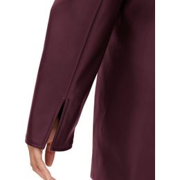 sheego Damen Jacke in Blazer-Optik, mit Bindeband, burgund, Gr&ouml;&szlig;e 46