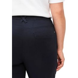 sheego Damen 5-Pocket-Hose mit extra-weiten Oberschenkeln, tiefblau, Gr&ouml;&szlig;e 50