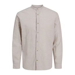 Jack & Jones Jack & Jones Button Up Shirt 'JJESummer Band' male Beige size XXL