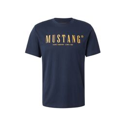 Mustang T-Shirt 'AUSTIN' Herren Gr&ouml;&szlig;e 6XL marine / gelb