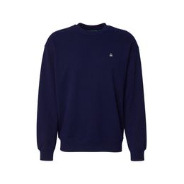 United Colors Of Benetton Sweatshirt Herren Gr&ouml;&szlig;e S navy / wei&szlig;