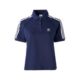 adidas originals Poloshirt Damen Gr&ouml;&szlig;e XXXS/XXS dunkelblau / wei&szlig;