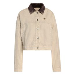 adidas originals Jacke 'ESS' Damen Gr&ouml;&szlig;e M beige / braun