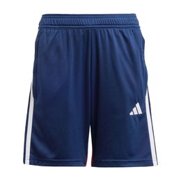 adidas Performance Sportshorts 'Tiro 25 Essentials' Jungen Gr&ouml;&szlig;e 116 dunkelblau / rot / wei&szlig;