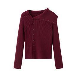 Mango Strickjacke 'ALMANSA' Damen Gr&ouml;&szlig;e M bordeaux