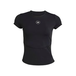 adidas by Stella McCartney Funktionsshirt ' Training' Damen Gr&ouml;&szlig;e XL schwarz / wei&szlig;