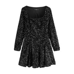 next Kleid Damen Gr&ouml;&szlig;e 54 schwarz Winterkleid