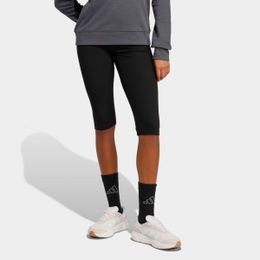 Trainingstights adidas Sportswear "W COQ LEG", Damen, Gr. L, N-Gr, schwarz, Obermaterial: 45% Baumwolle, 45% Viskose, 10% Elasthan, Hosen