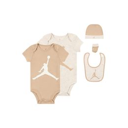 Jordan Set Jungen Gr&ouml;&szlig;e XXXS dunkelbeige / beigemeliert