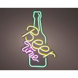 Kaemingk LED Neon Wanddeko Beer Time NEON