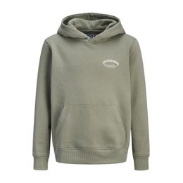 Jack & Jones Jack & Jones Junior Sweatshirt 'JJEBrandes' Jungen Gr&ouml;&szlig;e 128 schlammfarben / wei&szlig;
