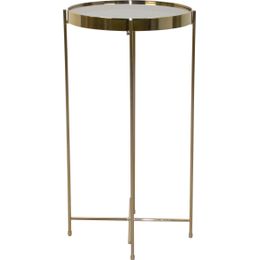 Beistelltisch Inosign, gold (goldfarben), H:60cm, Tische, Beistelltisch