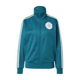 adidas originals Sweatjacke Damen Gr&ouml;&szlig;e S petrol / wei&szlig;