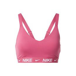 Nike Sport-BH ' INDY' Damen Gr&ouml;&szlig;e L beere / wei&szlig;