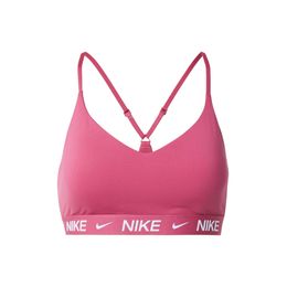 Nike Sport-BH 'INDY' Damen Gr&ouml;&szlig;e L pitaya / wei&szlig;