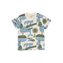 HUST & CLAIRE Hust & Claire T-Shirt 'Anton' Jungen Gr&ouml;&szlig;e 98 creme / hellblau / oliv