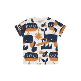 HUST & CLAIRE Hust & Claire T-Shhirt 'Anton Oceanlife' Jungen Gr&ouml;&szlig;e 74 blau / orange / wei&szlig;