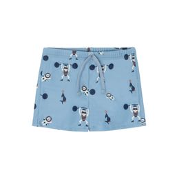 HUST & CLAIRE Hust & Claire Badeshorts 'Haki' Jungen Gr&ouml;&szlig;e 86 navy / royalblau / sepia / wei&szlig;