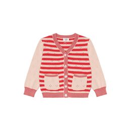 HUST & CLAIRE Hust & Claire Strickjacke 'Camilla' M&auml;dchen Gr&ouml;&szlig;e 104 beige / rot
