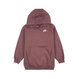 Nike Sportswear Sweatshirt 'CLUB FLC' M&auml;dchen Gr&ouml;&szlig;e 147/158 braun / wei&szlig;