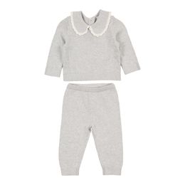 GAP Set 'PETER PAN' Jungen Gr&ouml;&szlig;e 80/86 grau / wei&szlig;