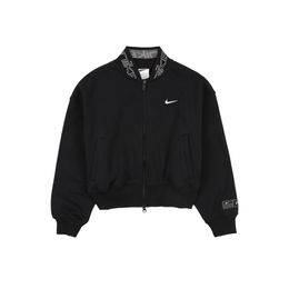 Nike Sportswear Sweatjacke 'DANCE' M&auml;dchen Gr&ouml;&szlig;e 147/158 schwarz / wei&szlig;