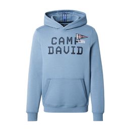 CAMP DAVID Sweatshirt Herren Gr&ouml;&szlig;e XXL navy / rauchblau / rot