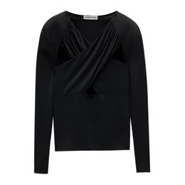 Pull&Bear Pull&bear Shirt Damen Gr&ouml;&szlig;e XL schwarz