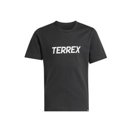 adidas terrex Funktionsshirt Jungen Gr&ouml;&szlig;e 128 schwarz / wei&szlig;