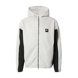 Nike Sportswear &Uuml;bergangsjacke 'AIR' Herren Gr&ouml;&szlig;e M hellgrau / schwarz