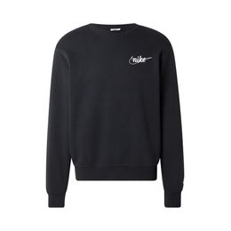 Nike Sportswear Sweatshirt 'CLUB' Herren Gr&ouml;&szlig;e XL schwarz / offwhite