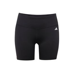 adidas Performance Sportshorts 'Essentials 3-Stripes High-Waisted ' Damen Gr&ouml;&szlig;e 4XL schwarz / wei&szlig;