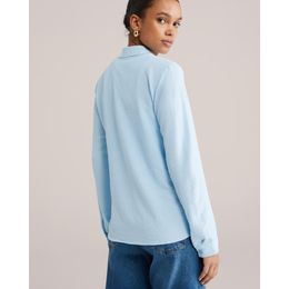 WE Fashion Bluse Damen Gr&ouml;&szlig;e M hellblau