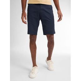 Chinoshorts PETROL INDUSTRIES, Herren, Gr. M, N-Gr, blau (navy blau), Web, Obermaterial: 99% Baumwolle, 1% Elasthan, unifarben, regular fit kniefrei, Hosen Chinoshorts, Sommerhose mit G&uuml;rtel