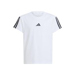 adidas Sportswear Funktionsshirt 'Essentials' M&auml;dchen Gr&ouml;&szlig;e 152 schwarz / wei&szlig;