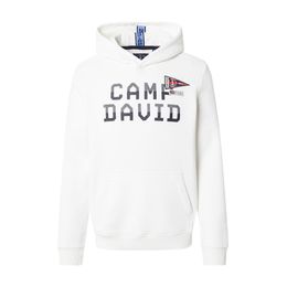 CAMP DAVID Sweatshirt Herren Gr&ouml;&szlig;e S schwarz / wei&szlig;