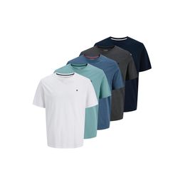 Jack & Jones Jack & Jones T-Shirt 'JJEPaulos' Herren Gr&ouml;&szlig;e L navy / t&uuml;rkis / enzian / dunkelgrau / wei&szlig;