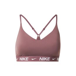 Nike Sport-BH 'Indy' Damen Gr&ouml;&szlig;e XL braun / wei&szlig;